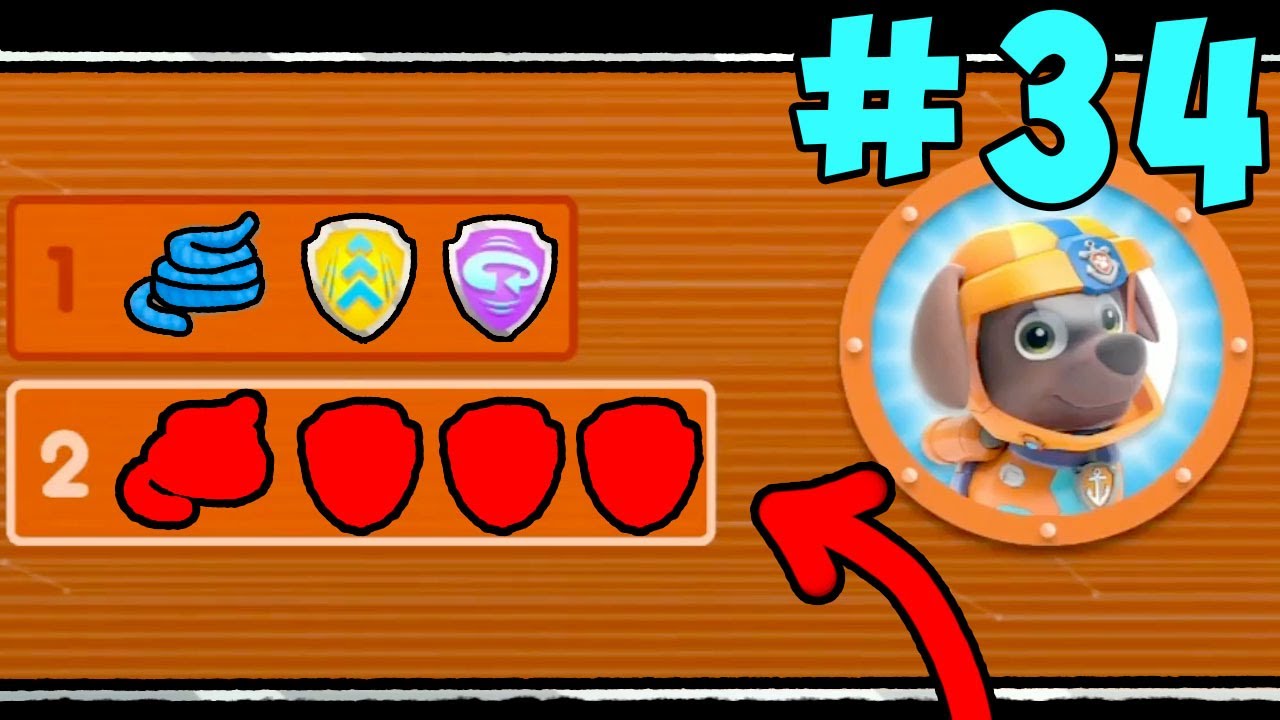 PAW Храбрый щенячий патруль! Мегащенки и Зума. Морской патруль 34 серия  Игры для детей на телефон