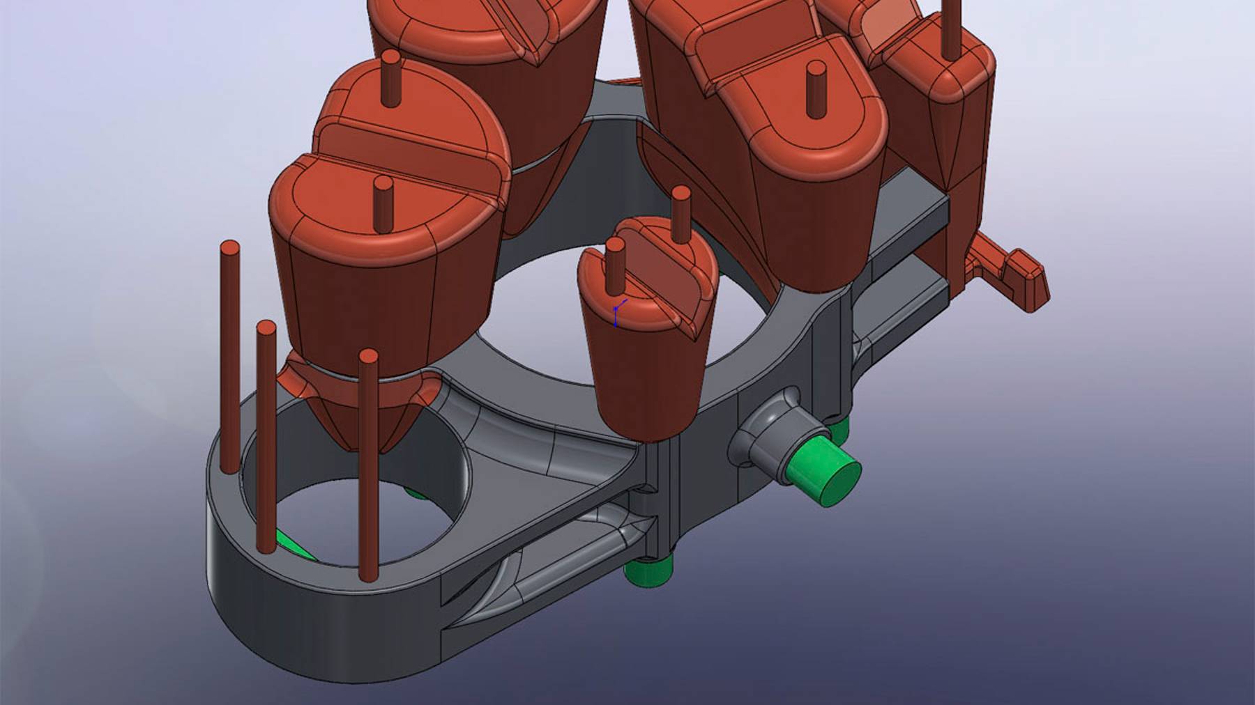 Математическое моделирование заливки стального рычага трамвая