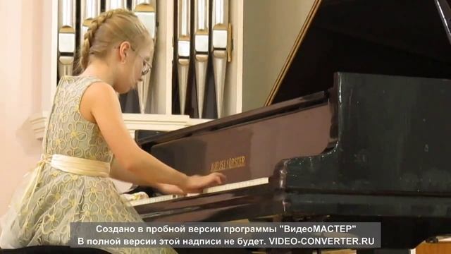 Шершнева Анастасия,  К. Черни,  Этюд №6 оп.299;  Г. Беренс Этюд №37 оп. 61