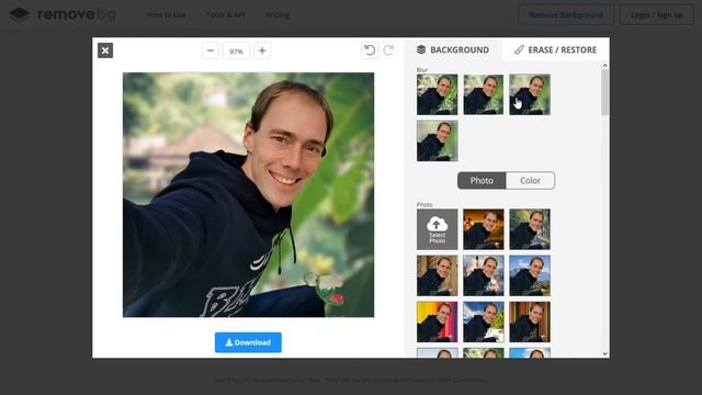 2. Удаляем фон с фотографии. Обрабатываем фото для сайта.mp4