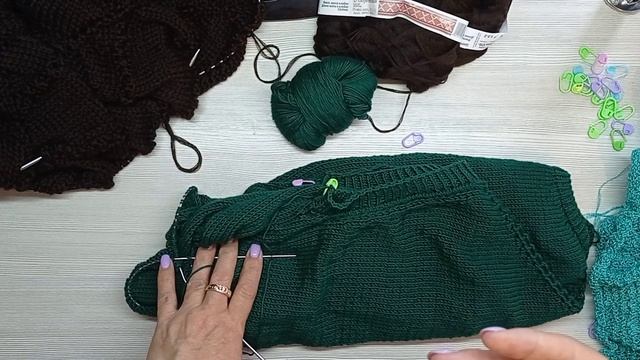 Вязовлог#  Что у меня на спицах.