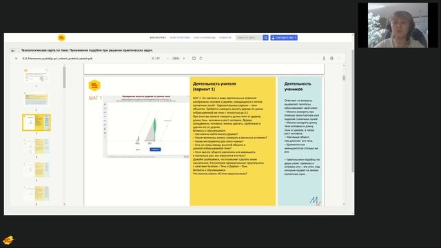 Технологические карты уроков проекта "1С:Урок.Динамическая математика" - в помощь каждому учителю