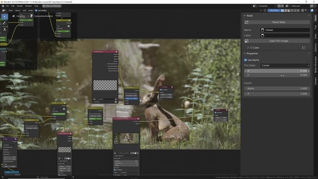 Blender Избушка ► 6.7. Сборка. Темпоральный денойзинг.