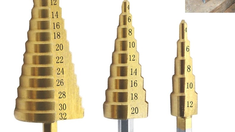 ✅Конусное Ступенчатое сверло, Fbiannely, 