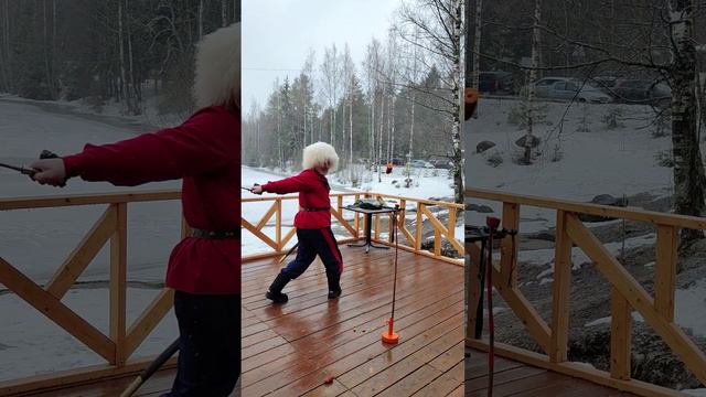 Масленица щирока, шашка казачья