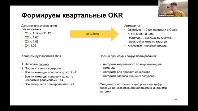 ScrumTrek_Андрей Мещеряков. OKR в Яндекс.Маркет_ как построить надежный процесс и не упороться