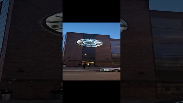 Новые часы в Красноярске, на бывшем заводе Квант.