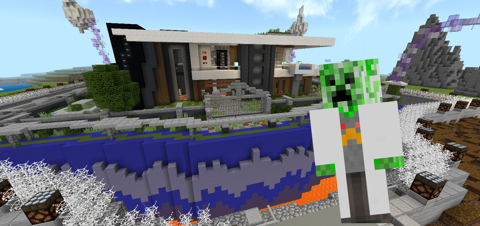 УЧЁНЫЙ КРИПЕР ПРОТИВ ЗАЩИЩЁНЫЙ ДОМ В МАЙНКРАФТ 100% TROLLING  ЗАЩИТА ОТ КРИПЕРА MINECRAFT