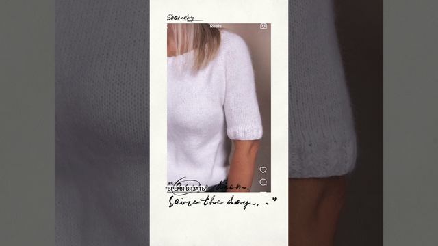 Обзор вязаной футболки из итальянской ангоры