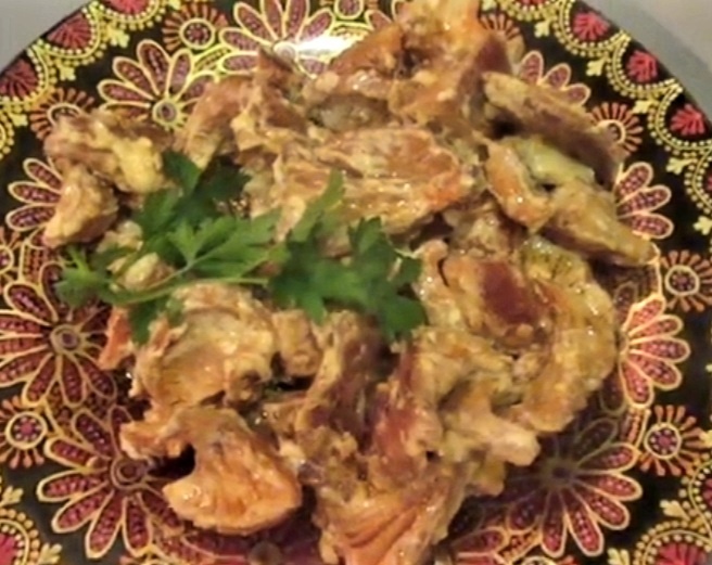 Рыжики в сметане  НАИВКУСНЕЙШИЕ ГРИБЫ.