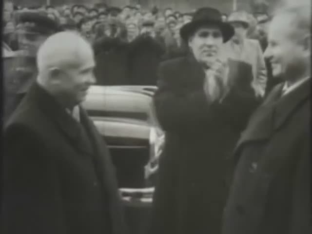 Никита Хрущев критикует проект Академгородка, 1959.