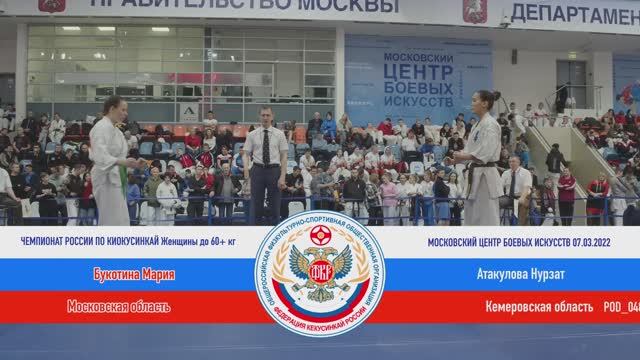 P 048  Букотина Мария (Московская область) - Атакулова Нурзат (Кемеровская область)