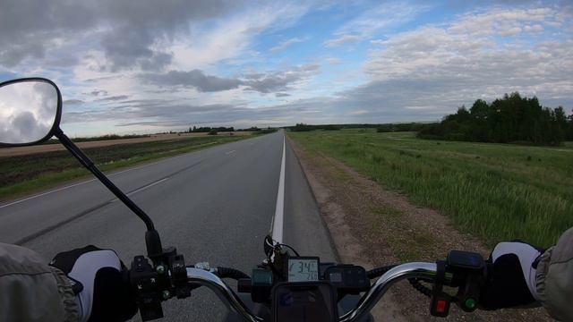 Поездка на электровелосипеде в Шадринск из Екатеринбурга 2024 часть 17