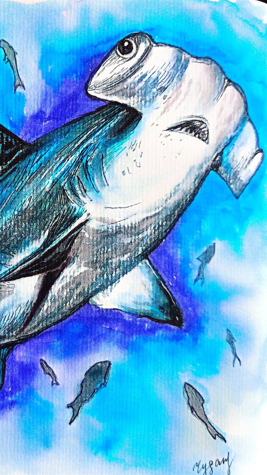 Рыба-молот
#art #sketch #draw #drawlessons #sketching #скетчинг #урокирисования #рисуюкаждыйдень