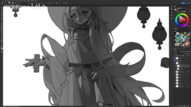 20. Предварительное нанесите теней разных оттенков в зависимости от настроек освещения