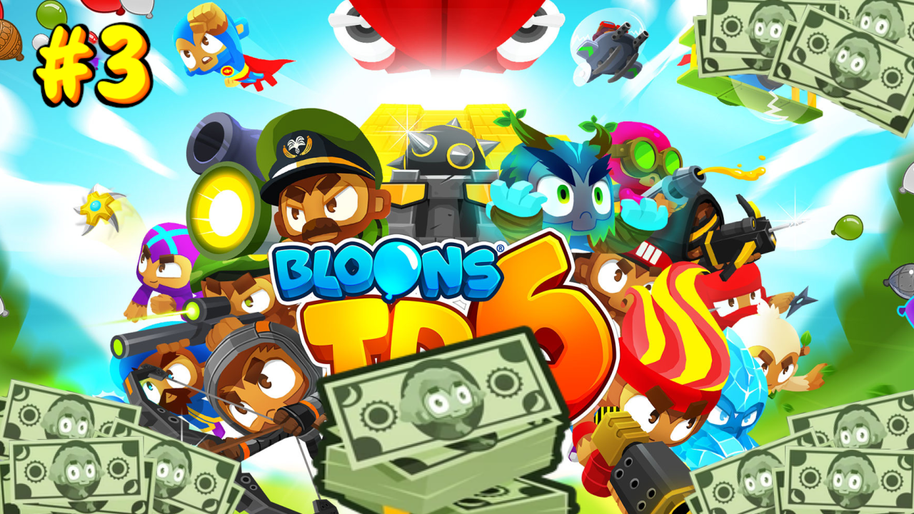 Прокачка (3) в Bloons TD6
