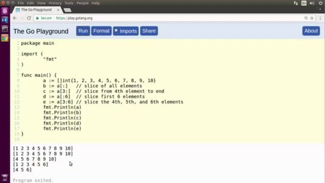 Go: Arrays and Slices