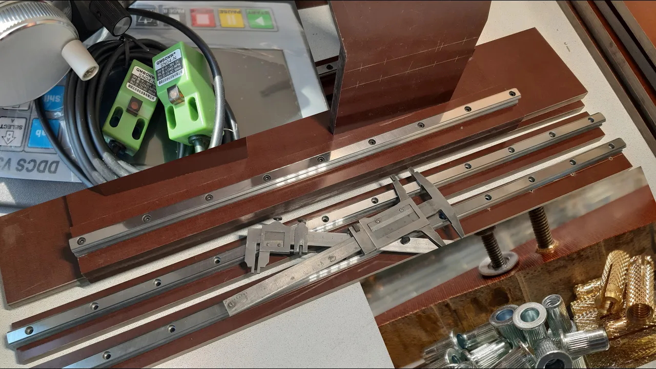 Станина для ЧПУ своими руками. ЧПУ фрезер из текстолита.