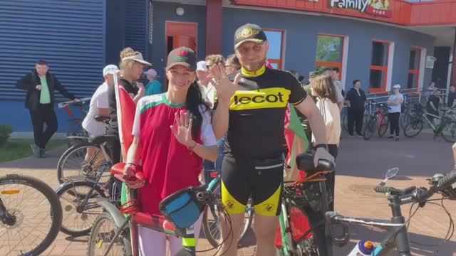 Велопробег, посвящённый Дню Государственного герба, Государственного флага и  Гос символики