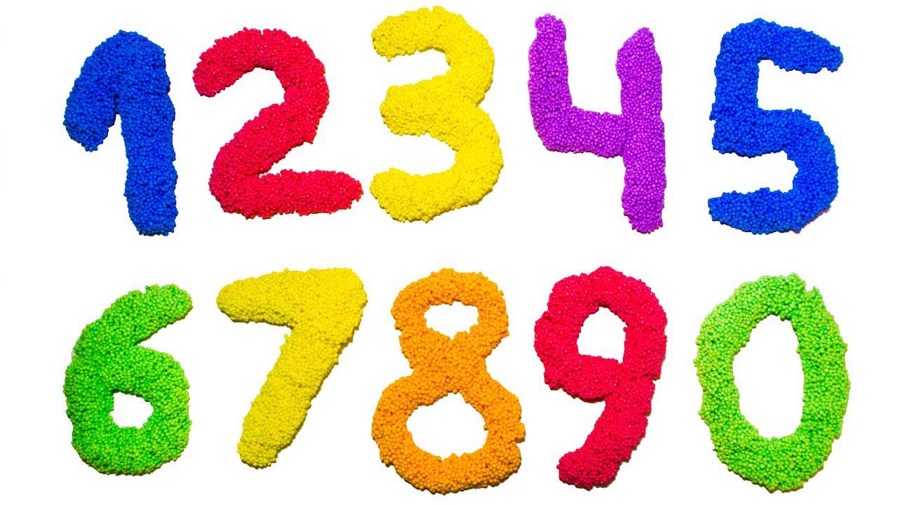Учим Цифры и Лепим из Шарикового Пластилина