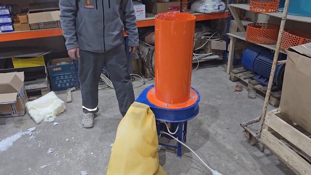 Измельчение Монтажной пены - Пенопакета на дробилке МИ-250