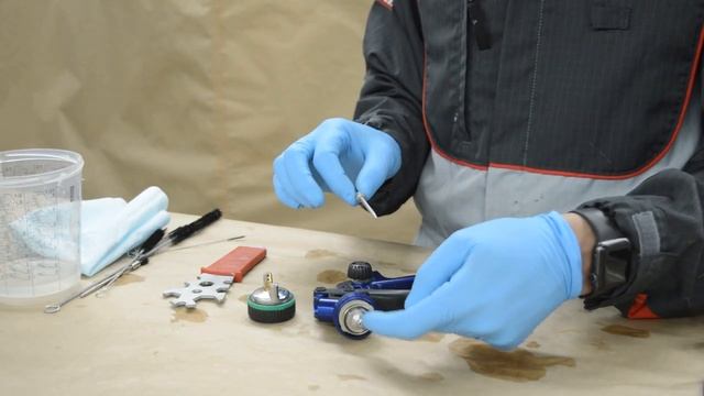 Правильная чистка окрасочного пистолета