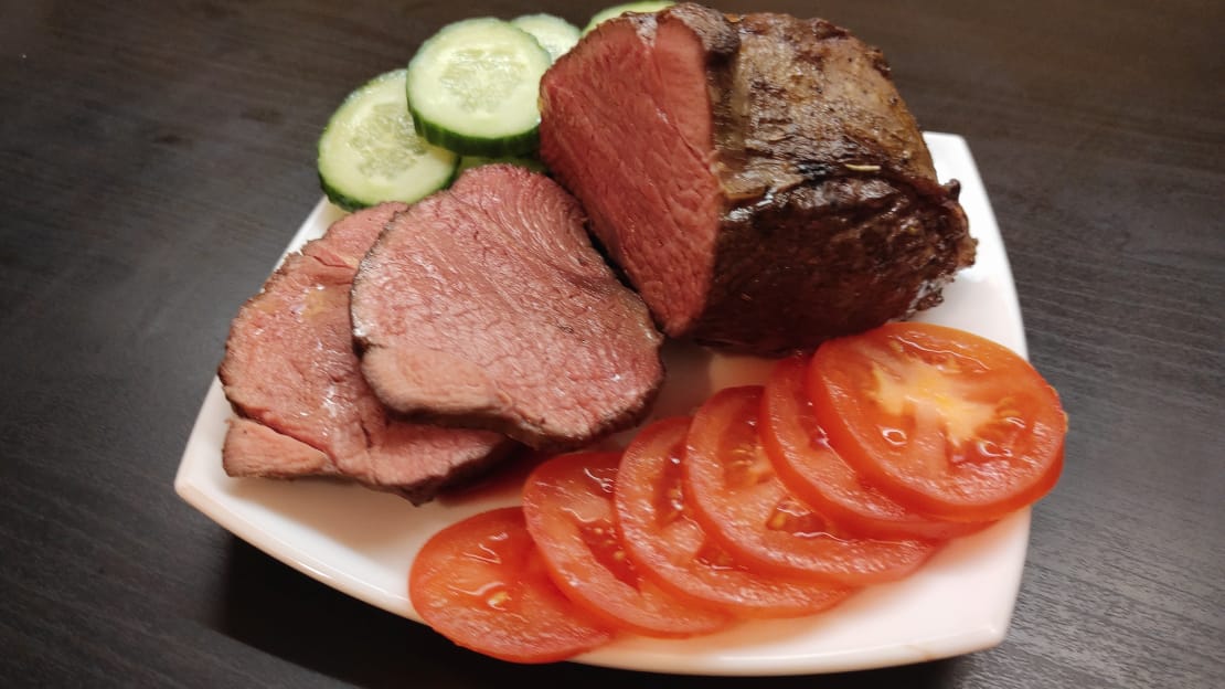 Cочная говядина Medium в духовке. Не хуже, чем стейк из ресторана.