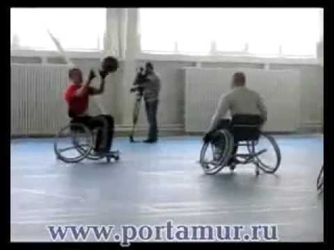 Фрагмент игры в баскетбол в Благовещенске