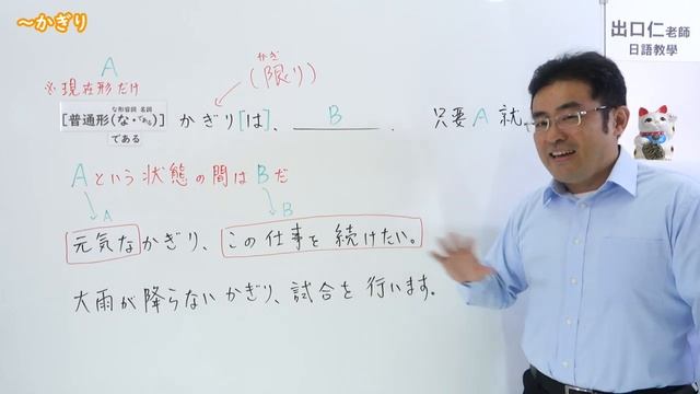 10.【Ｎ２文法】～かぎり