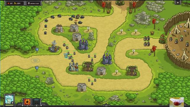 Kingdom Rush (Ветеран) → Руины Акарота