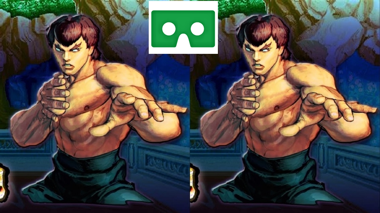 Super Street Fighter IV 3D VR video 1 3D SBS VR box google cardboard