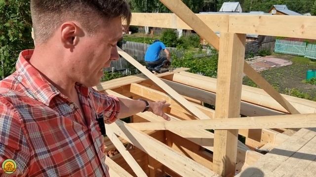 Дачный деревянный домик 6 на 5,5. Качество работы строительной компании Центр Домостроения Сыктывкар