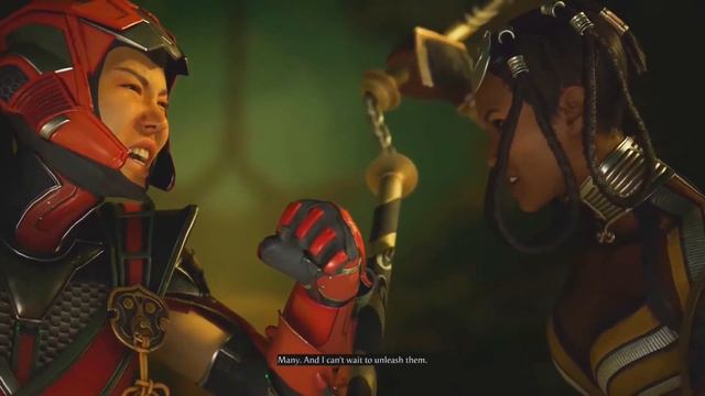 18+ Таня vs Сектор в Mortal Kombat 1 Khaos Reigns | Диалог на русском | Перевод | Русская озвучка