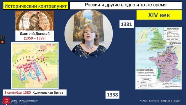 ХIV век. Россия и другие в одно и то же время.