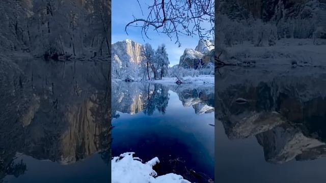 Видеообои "Маркиан Йосемити в зимней стране чудес"