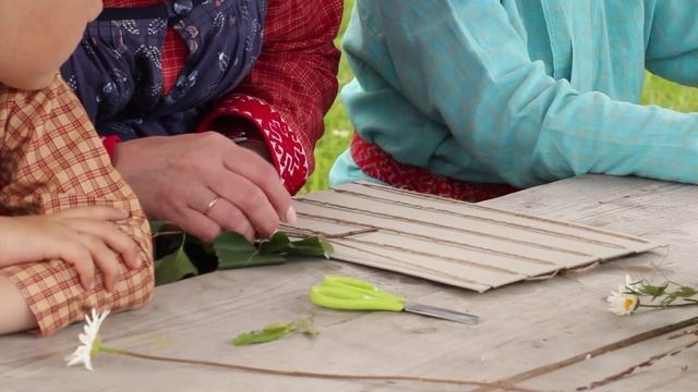 Делаем травяное панно