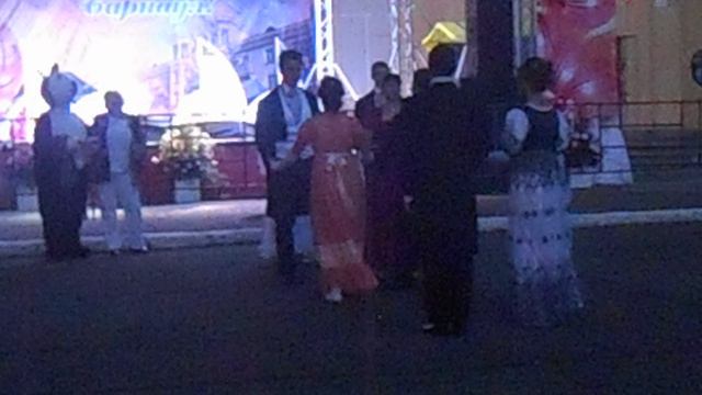 Показательное выступление на день города Барнаула 2015 от Студии Танцы XIX века