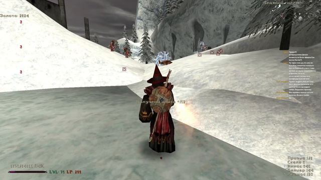 Gothic 2 Мод Гильдии1.5.Часть 170.Ледяная область.Ледяной дракон Финкрег.Булко и Сильвио.