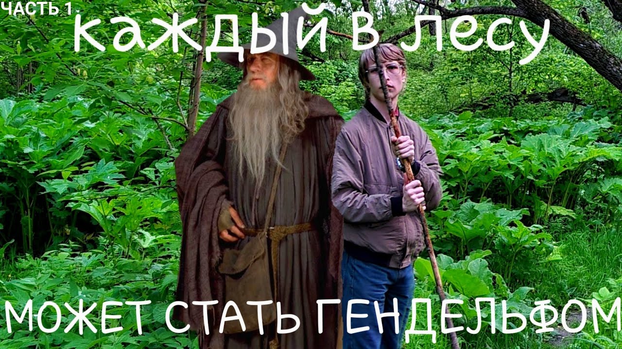 Бродим по лесу с ▻Василием Свиридовым◅ 1 - НАШЛИ ПАЛКУ ГЕНДЕЛЬФА