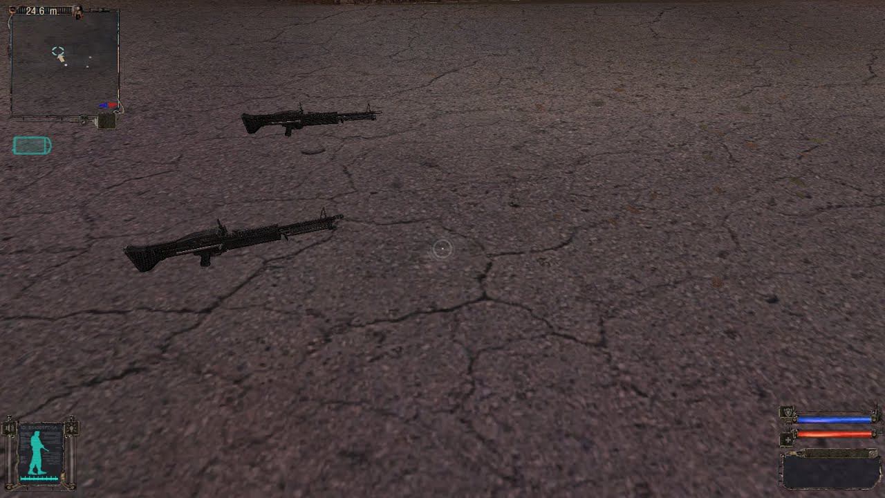 Демонстрация М60 для Сталкер - Тень Чернобыля