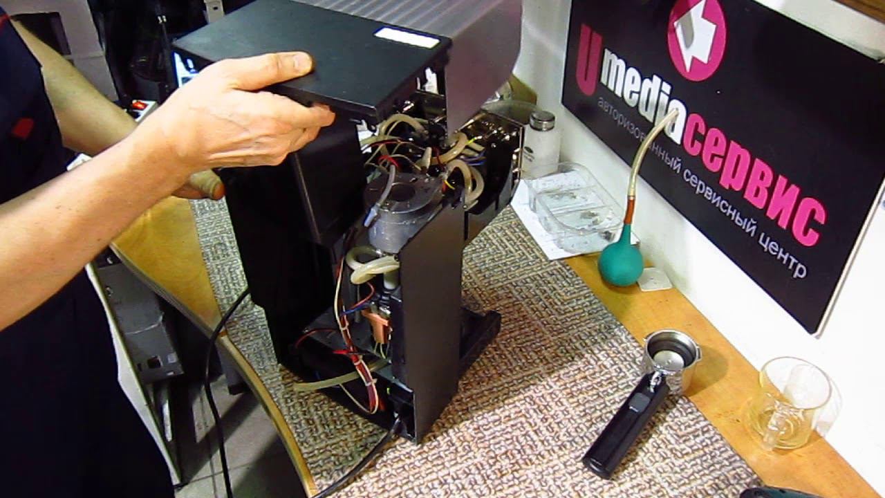 Вода течёт мимо рожка | Диагностика и ремонт кофеварок KRUPS в СПб