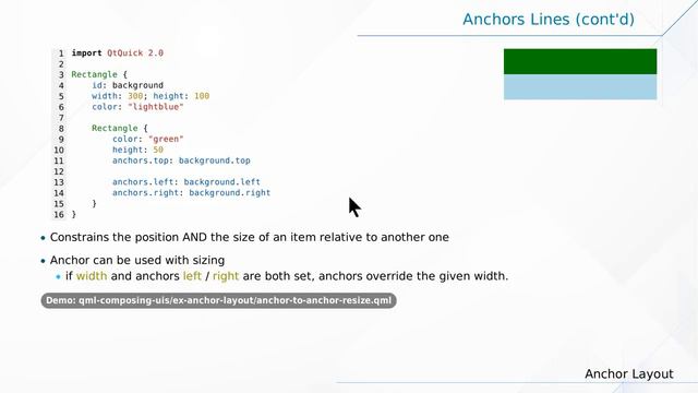 Introduction to Qt - QML (Part 10) - Anchor Layout