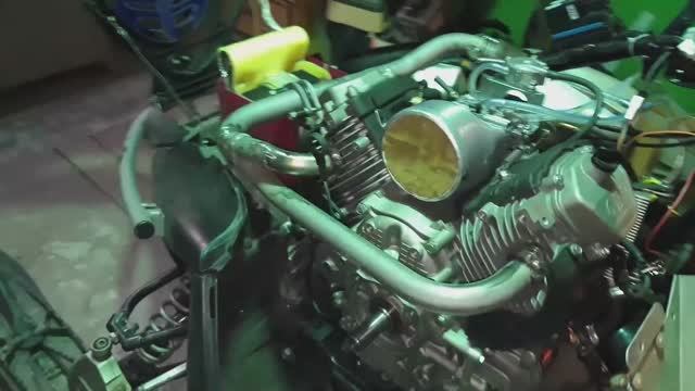 Снегоход Polaris  widetrak iq запуск нового двигателя Lifan 29 л с , 2v80f -A. Фильм 10.