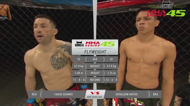 Горилла ММА Серия-45 | Яков Екимов (Россия) - Денильсон Матос (Бразилия) | Хайлайт