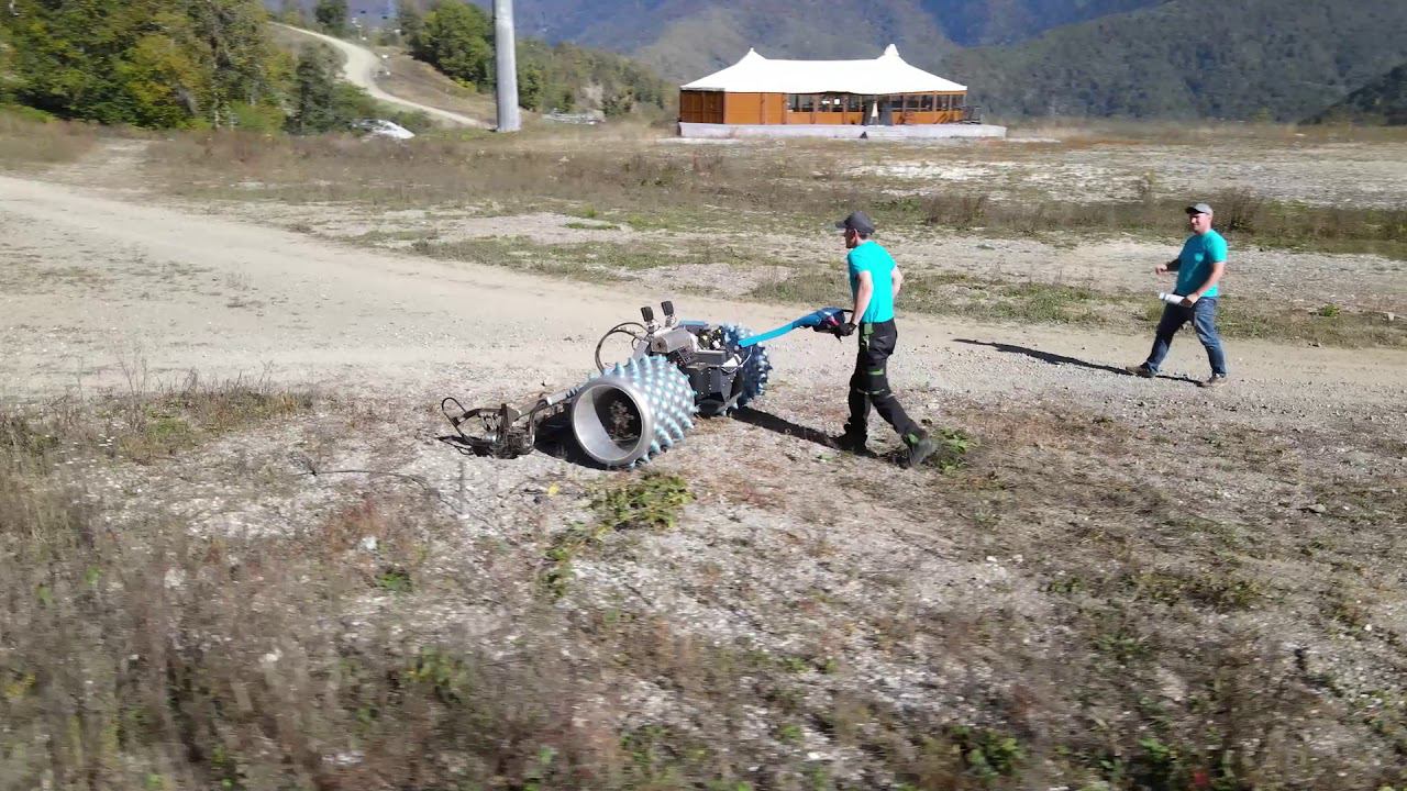 Косилка для горнолыжного склона Роза Хутор Brielmaier
