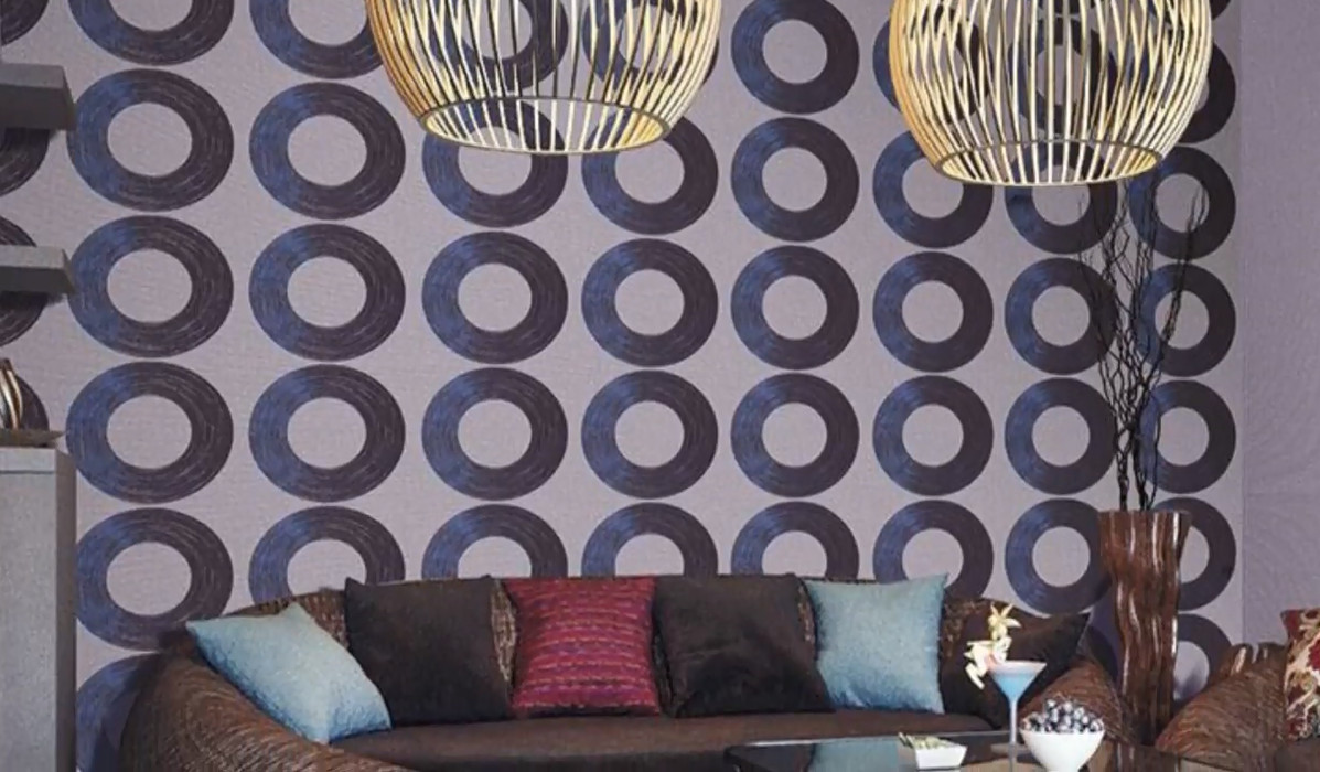 Орнамент круги в интерьере
