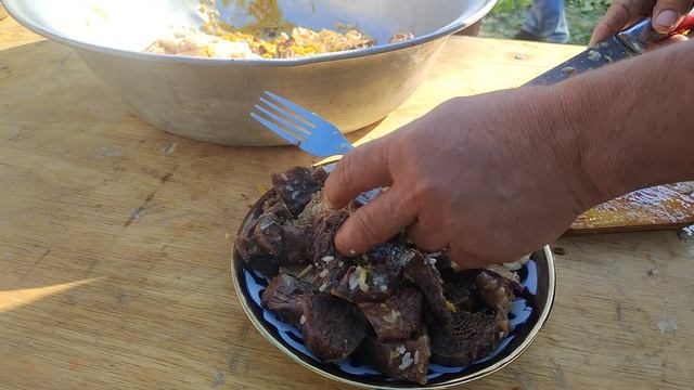 сочные мясо плова