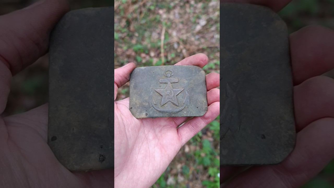 Вау! Редкая находка в идеальном сохране! Пряга моряка. Коп по войне. #война #история #коп #shorts