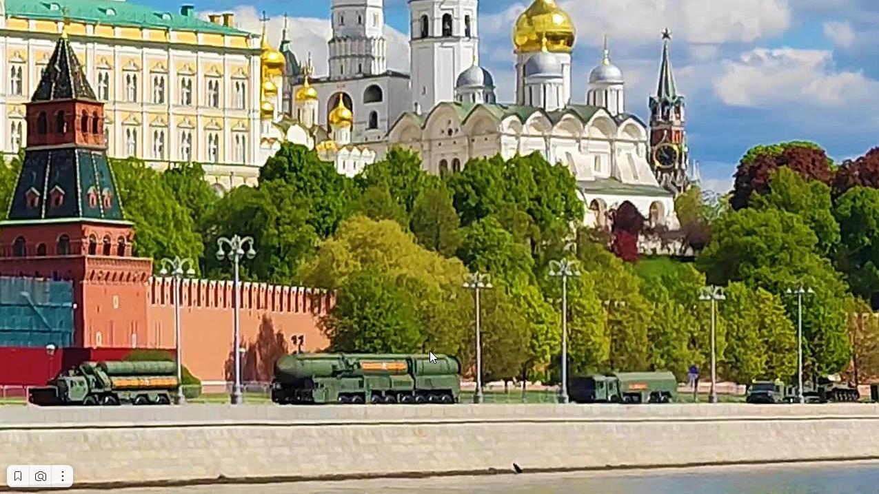 Военная техника после парада, посвященного 78-ой годовщине Победы в Великой Отечественной войне