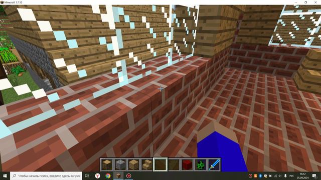 Я сделал ремонт в доме крипера в Майнкрафте!!!